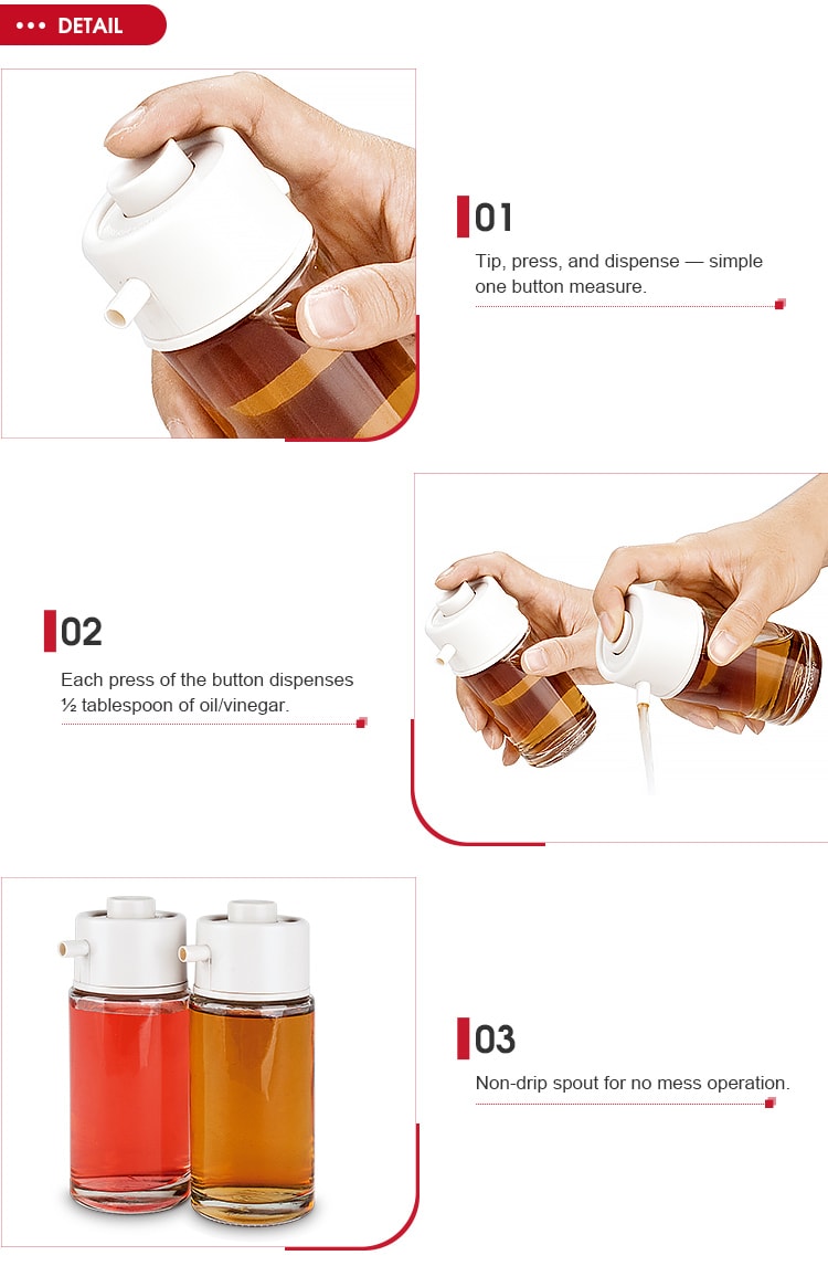 Glass Measuring Oil Dispenser #8561001